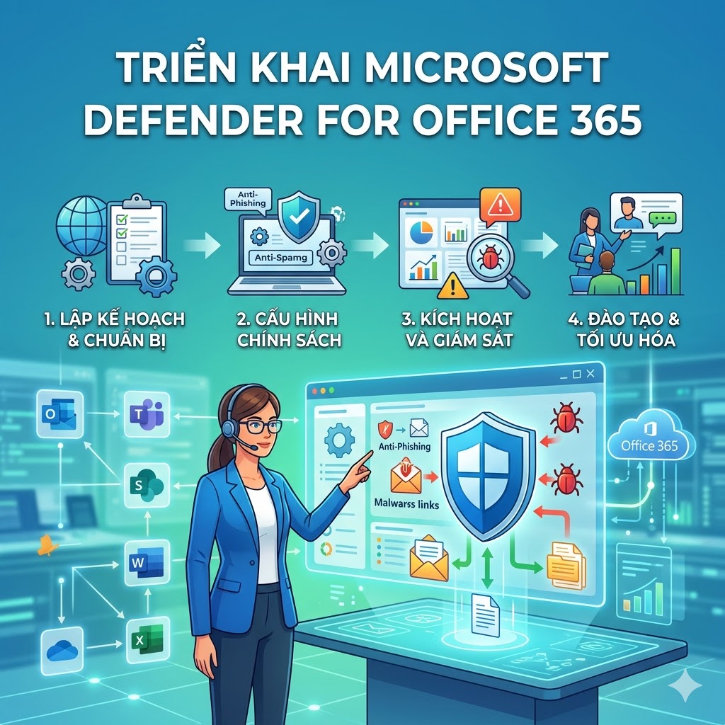 Hướng dẫn triển khai Microsoft Defender for Office 365 | Microsoft 365 VN
